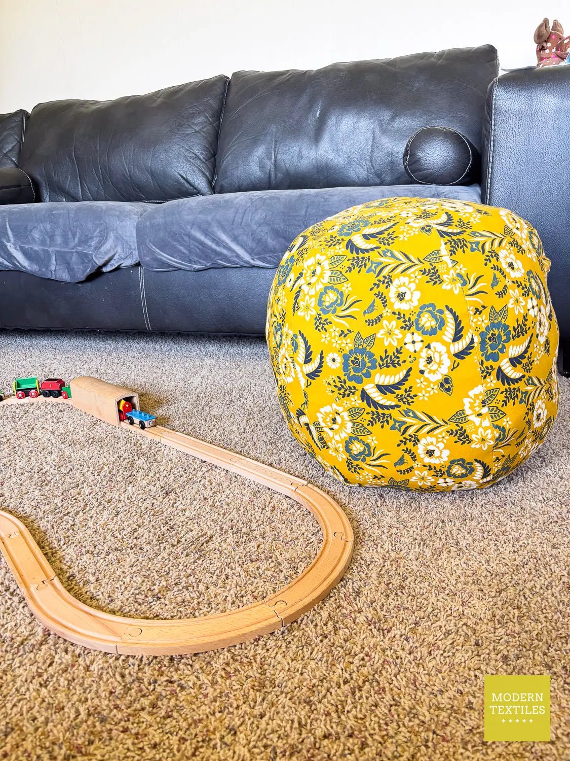 Floor Pouf Paper Pattern – Modern Textiles