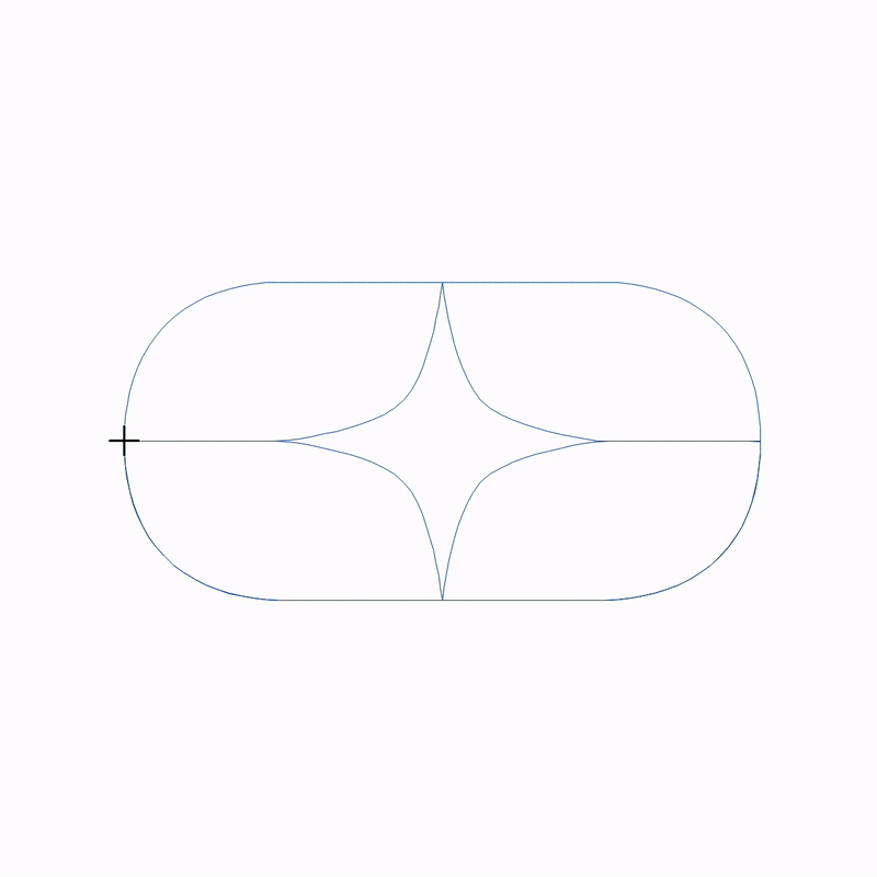 Oval Peel Pantograph - Modern Textiles