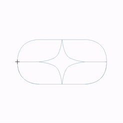 Oval Peel Pantograph - Modern Textiles