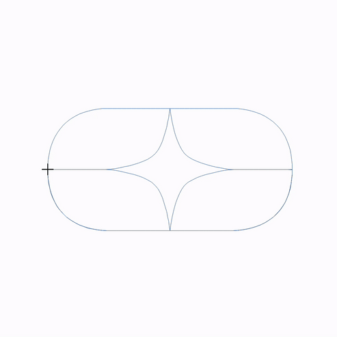 Oval Peel Pantograph - Modern Textiles