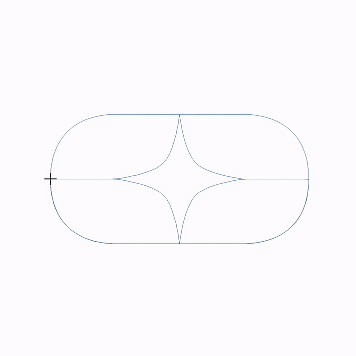 Oval Peel Pantograph - Modern Textiles