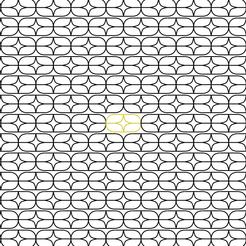 Oval Peel Pantograph - Modern Textiles